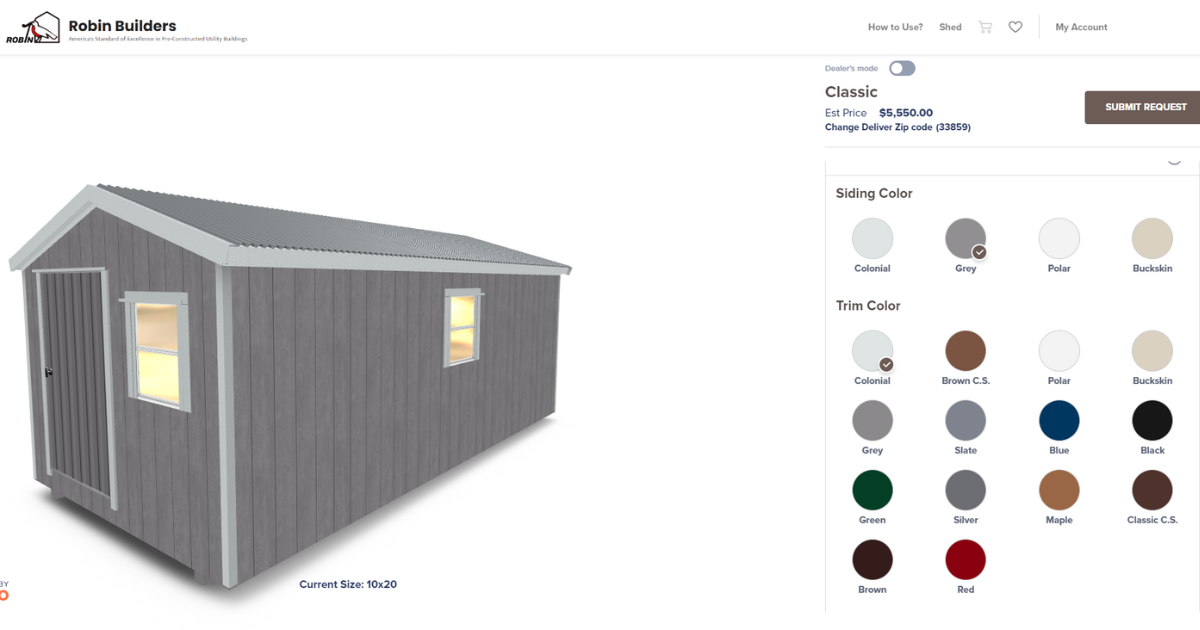3D Shed Builder - Lewis Robin Builders